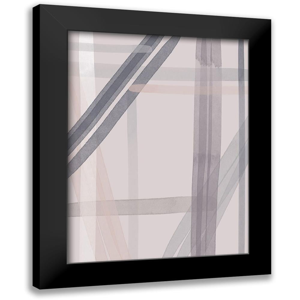 Urban Road 12x14 Black Modern Framed Museum Art Print Titled ...