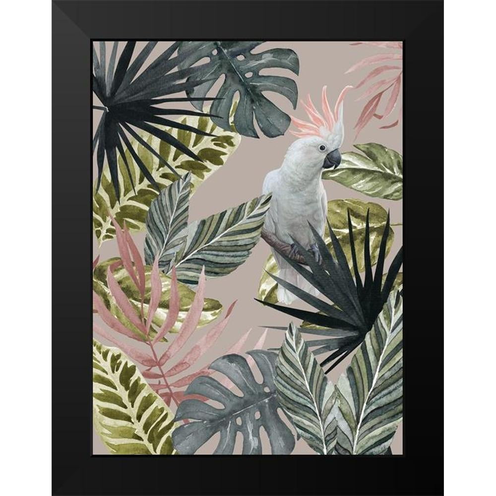 Urban Road 12x14 Black Modern Framed Museum Art Print Titled - Tropical ...