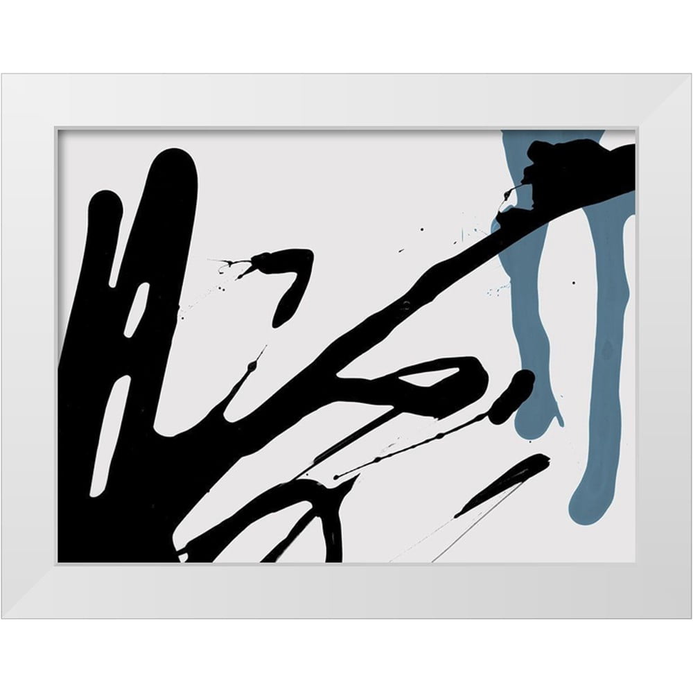 Urban Road 14x12 White Modern Wood Framed Museum Art Print Titled ...
