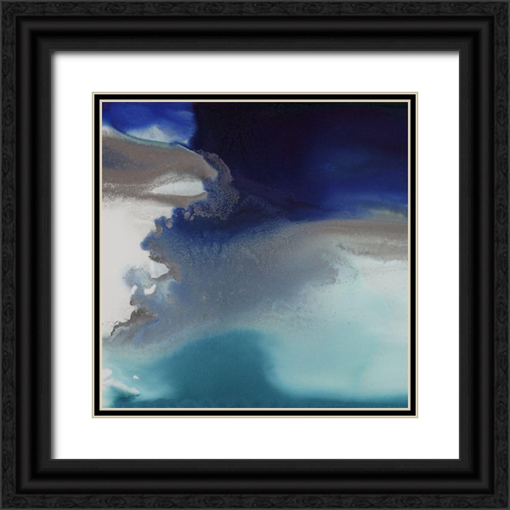 Urban Road 15x15 Black Ornate Wood Framed with Double Matting Museum ...