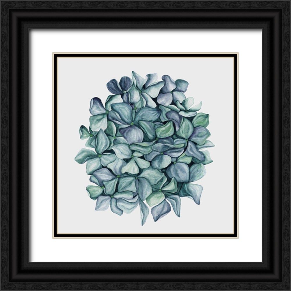 Urban Road 15x15 Black Ornate Wood Framed with Double Matting Museum ...