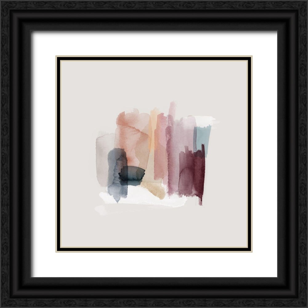 Urban Road 15x15 Black Ornate Wood Framed with Double Matting Museum ...