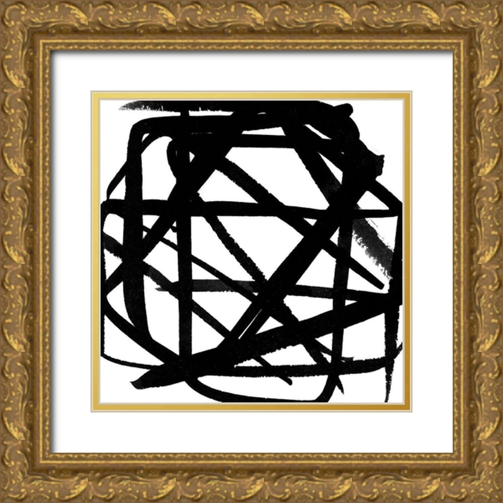 Urban Road 15x15 Gold Ornate Wood Framed with Double Matting Museum Art ...