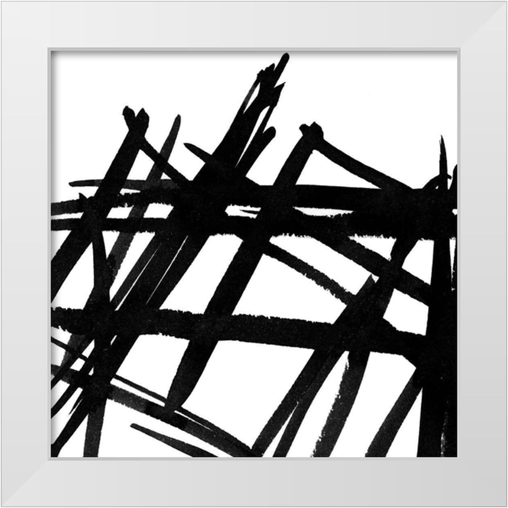 Urban Road 15x15 White Modern Wood Framed Museum Art Print Titled ...