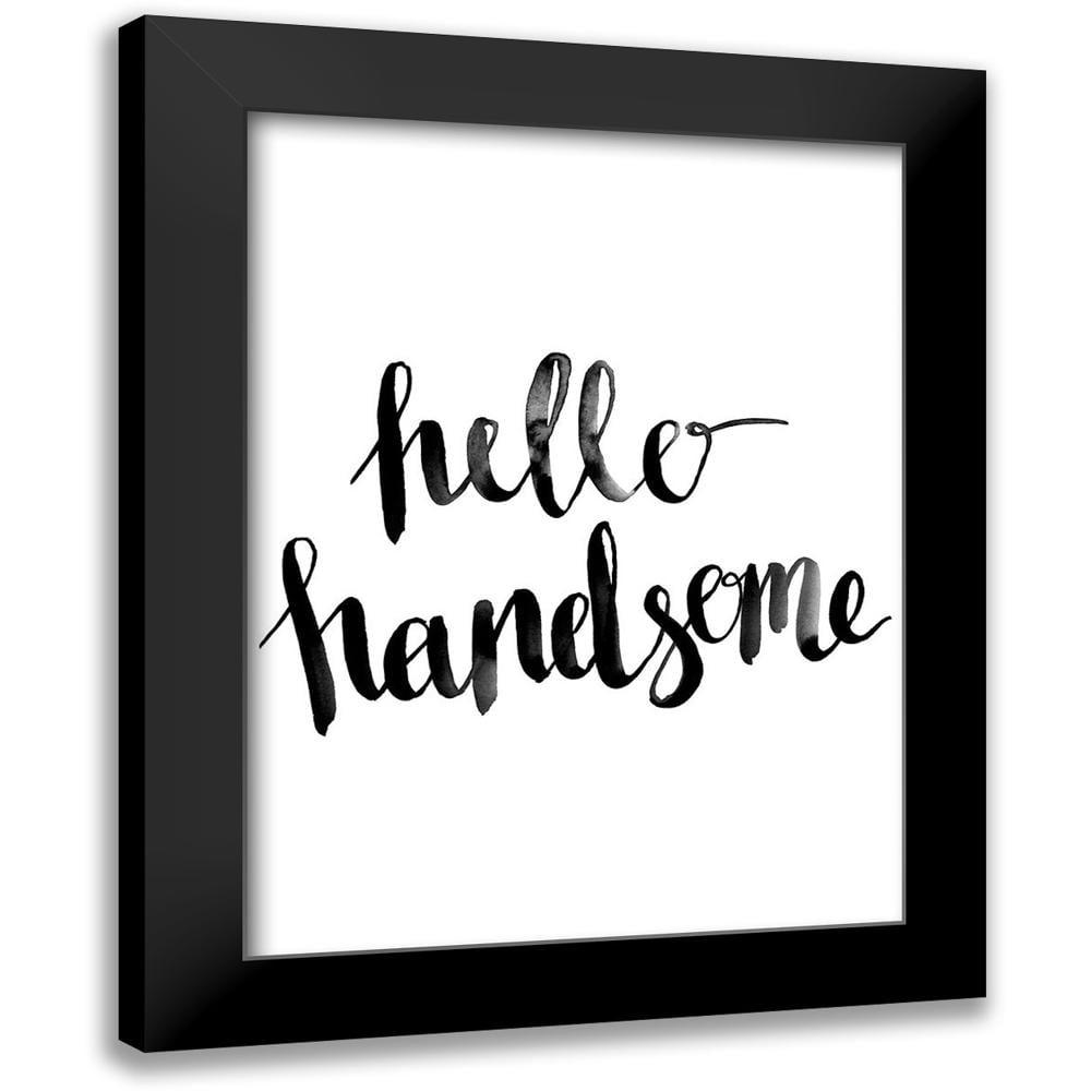 Urban Road 15x18 Black Modern Framed Museum Art Print Titled - Hello ...