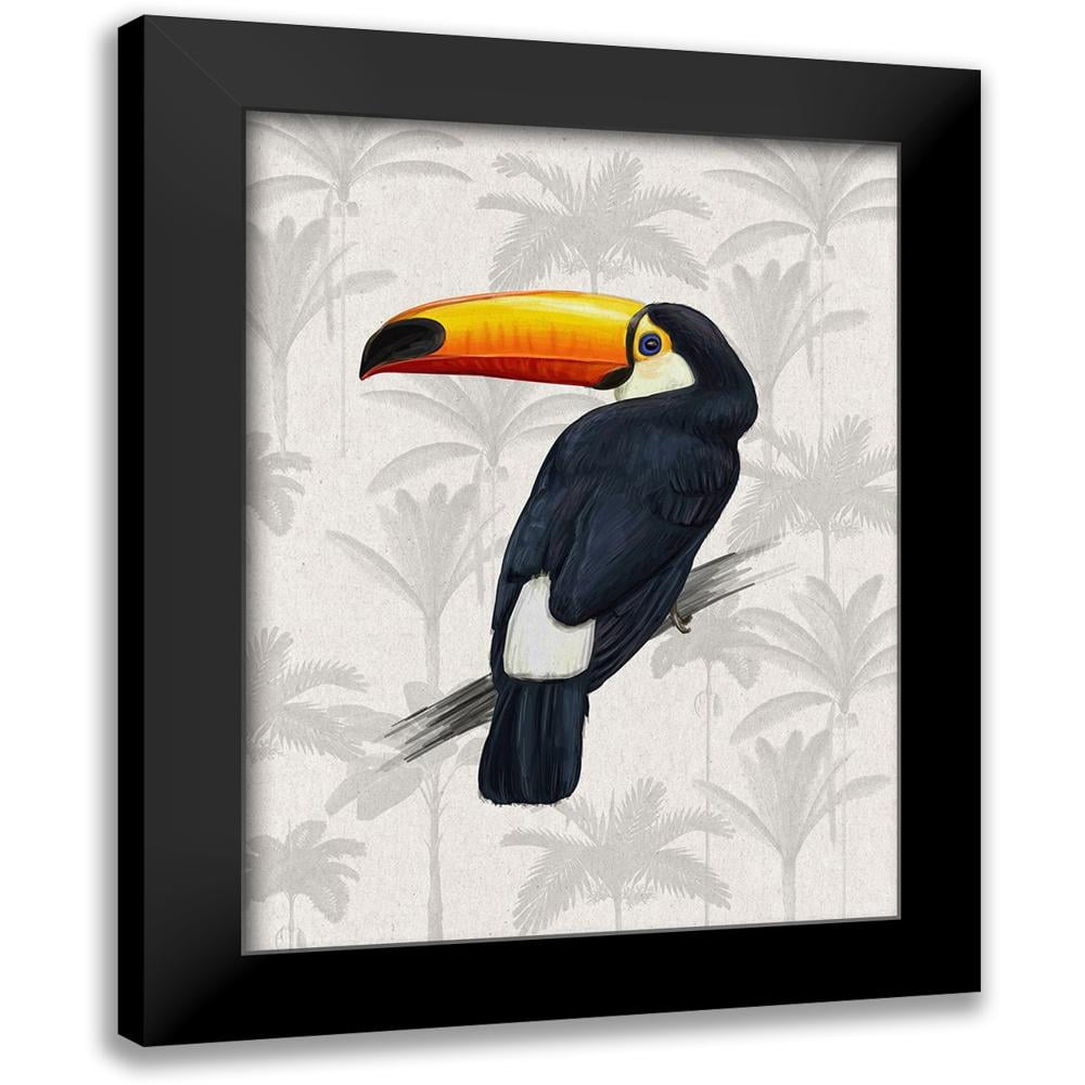 Urban Road 15x18 Black Modern Framed Museum Art Print Titled - Tropical ...
