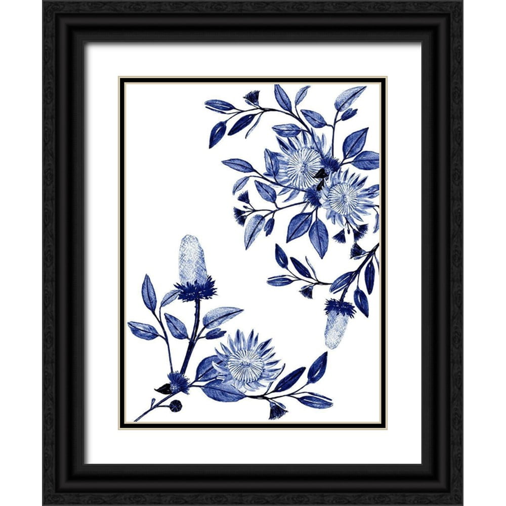 Urban Road 15x18 Black Ornate Wood Framed with Double Matting Museum ...