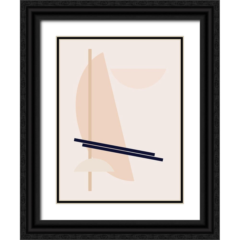 Urban Road 15x18 Black Ornate Wood Framed with Double Matting Museum ...