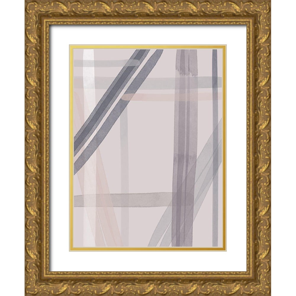 Urban Road 15x18 Gold Ornate Wood Framed with Double Matting Museum Art ...