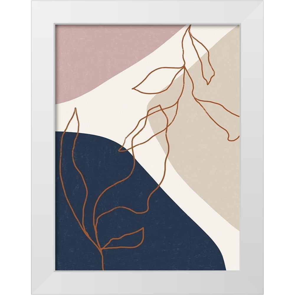 Urban Road 15x18 White Modern Wood Framed Museum Art Print Titled ...