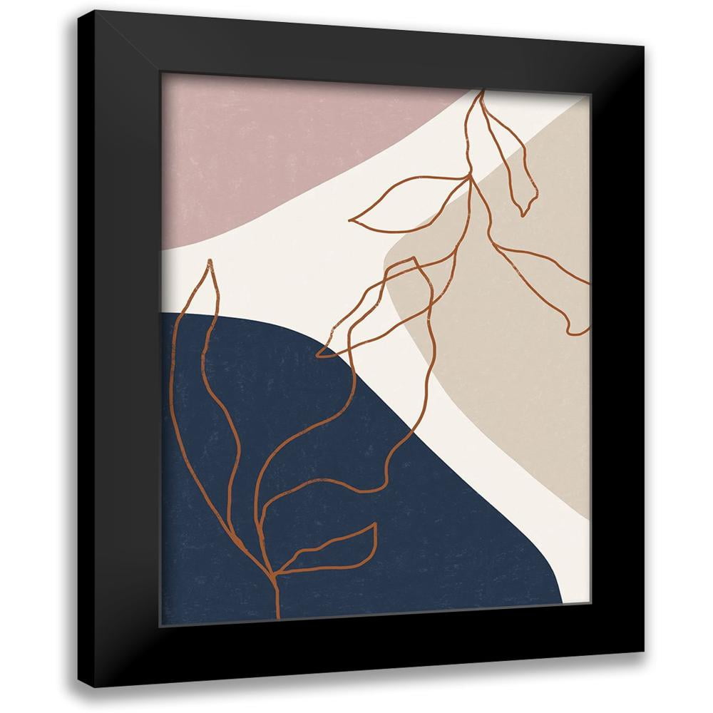 Urban Road 19x24 Black Modern Framed Museum Art Print Titled ...