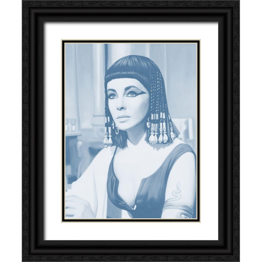 Urban Road 19x24 Black Ornate Wood Framed with Double Matting Museum Art Print Titled ...