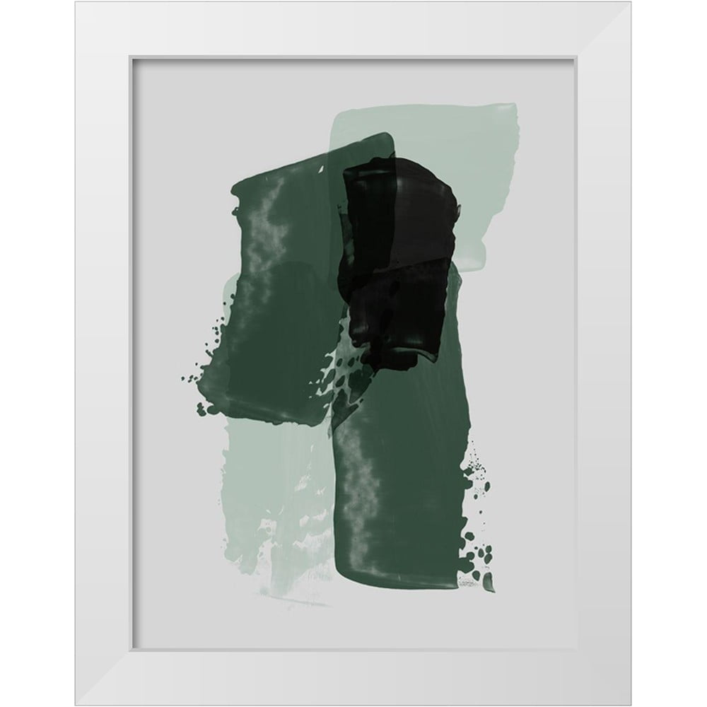 Urban Road 19x24 White Modern Wood Framed Museum Art Print Titled ...