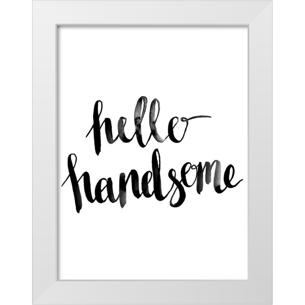 Urban Road 19x24 White Modern Wood Framed Museum Art Print Titled ...