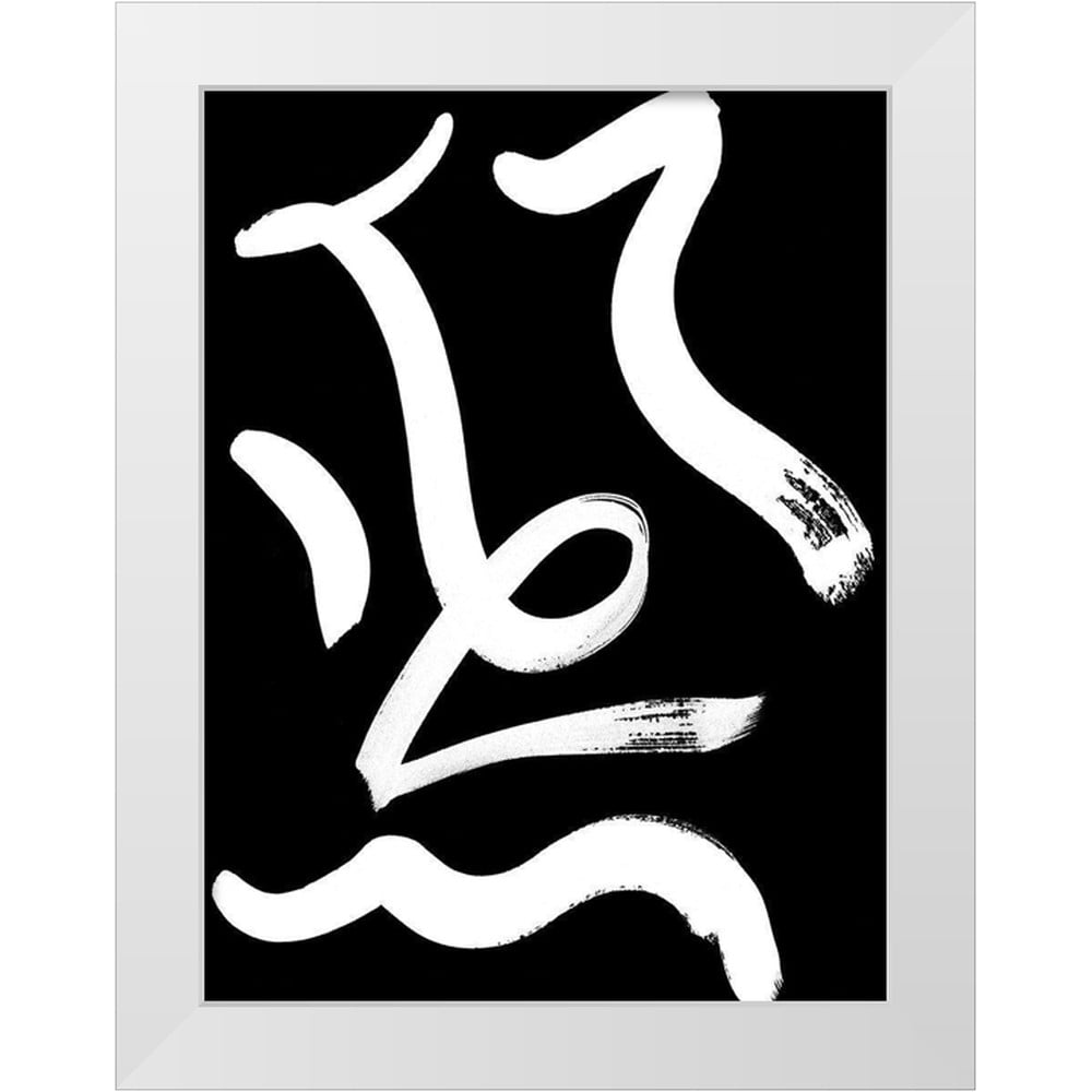 Urban Road 19x24 White Modern Wood Framed Museum Art Print Titled ...