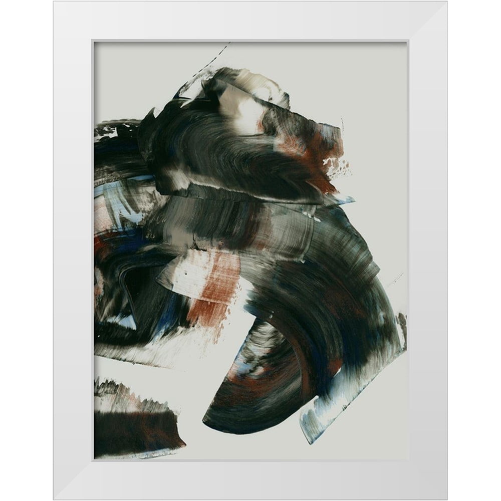 Urban Road 25x32 White Modern Wood Framed Museum Art Print Titled ...