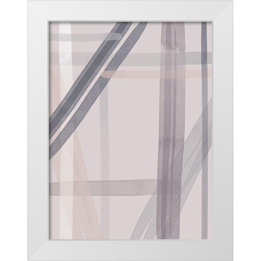 Urban Road 25x32 White Modern Wood Framed Museum Art Print Titled ...