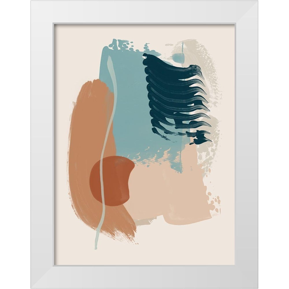 Urban Road 25x32 White Modern Wood Framed Museum Art Print Titled ...