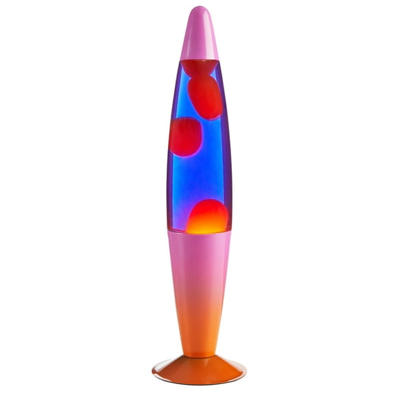 Urban Shop 16" Ombre Sunset Lava Motion Volcano Lamp, Orange Wax in ...