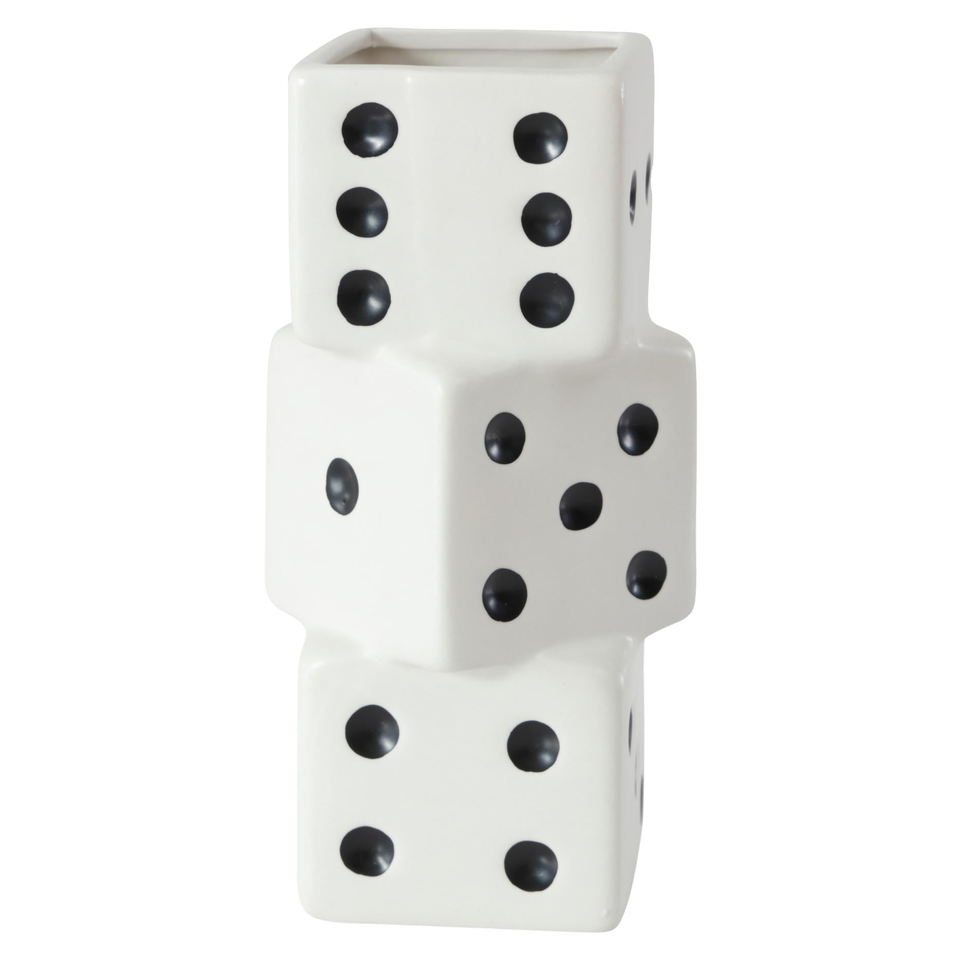 Urban Shop Dice Vase, 8.75" - Walmart.com