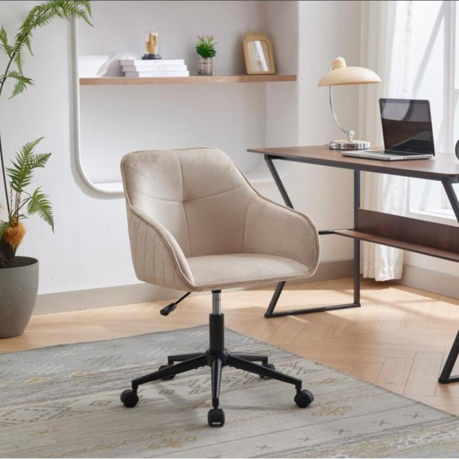 Urban Shop Mesh High Back Office Desk Chair with Casters , Black ...