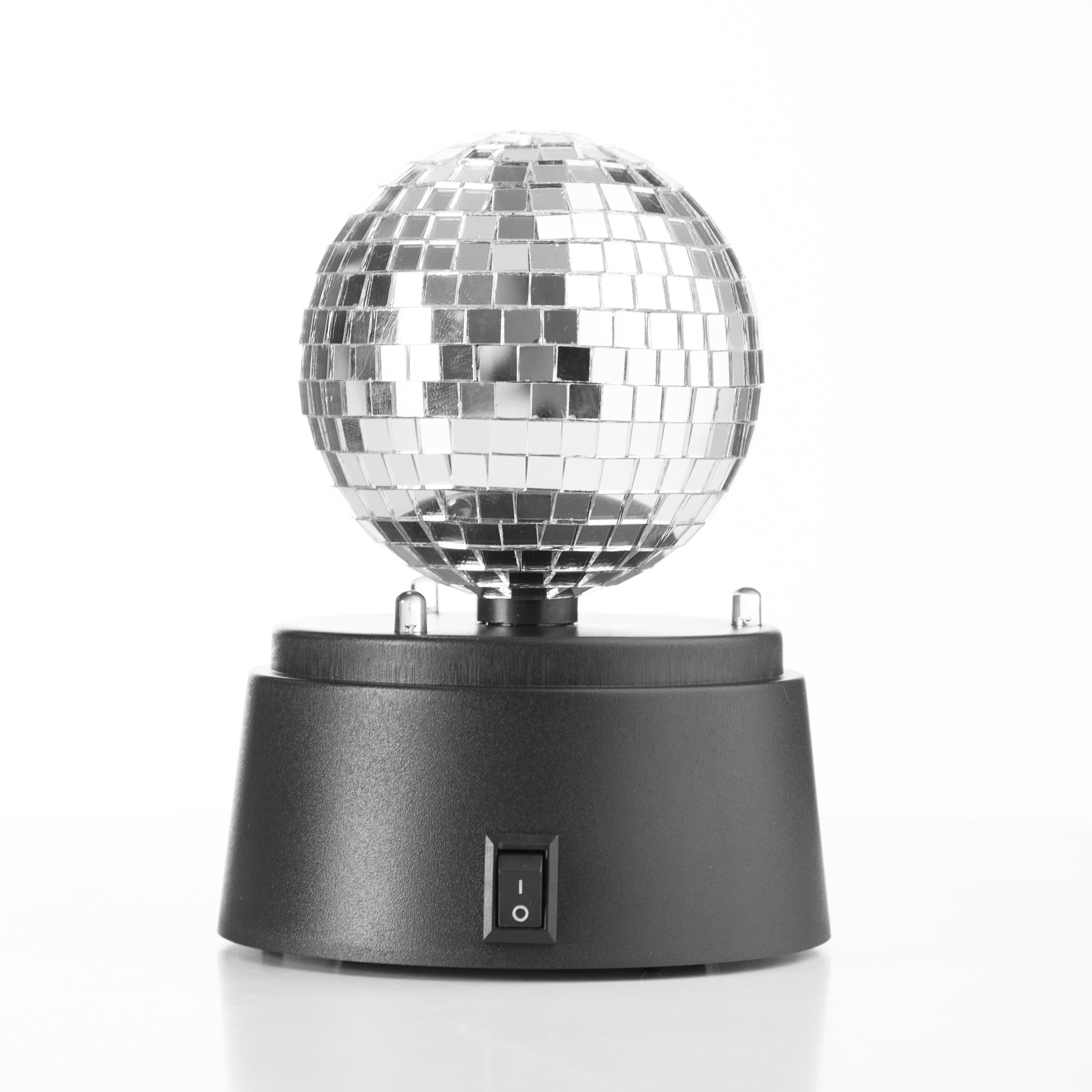 Urban Shop Mini LED Disco Projector Party Lamp with Black Base, 4.7" H ...