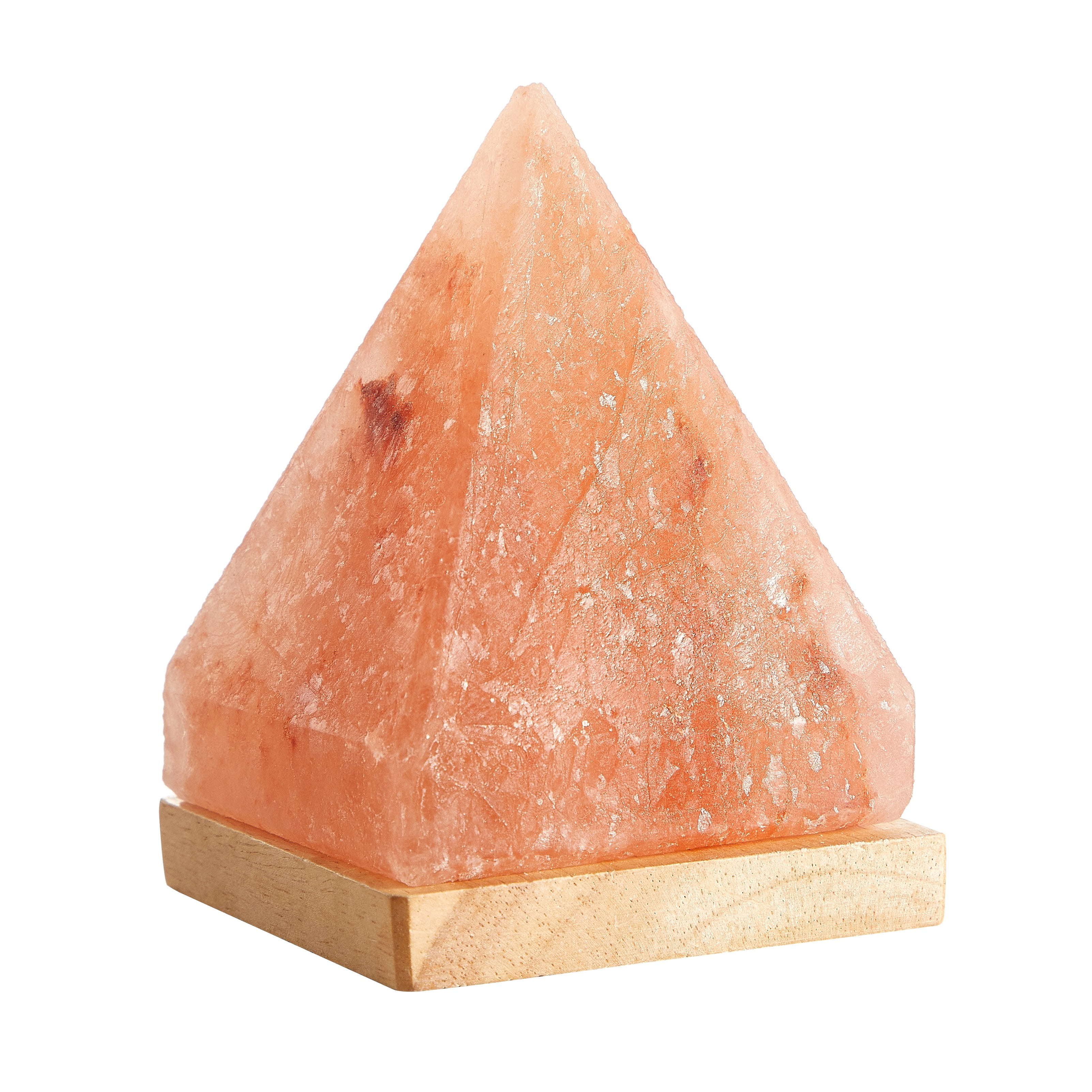 Urban Shop Mini Himalayan Salt Lamp Pyramid Natural Crystal Rock Light ...