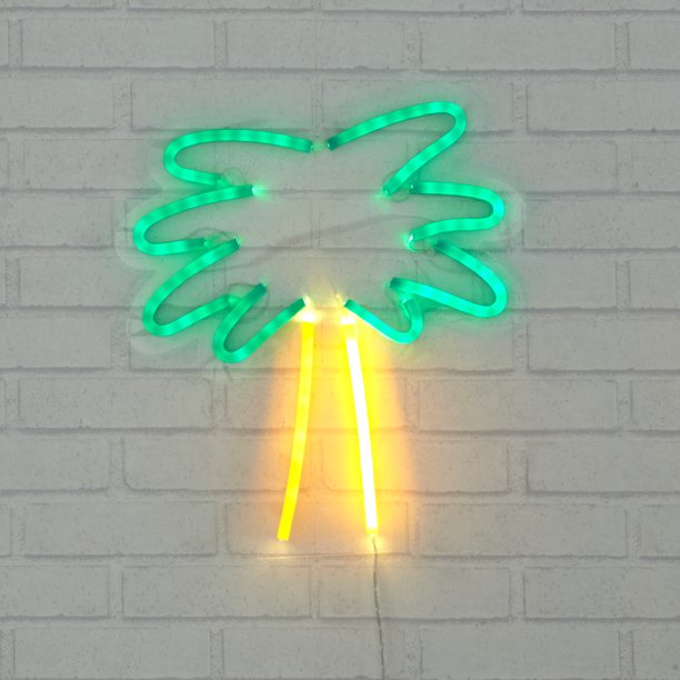 Urban Shop Palm Tree Flex Neon Lighting Sign - Walmart.com