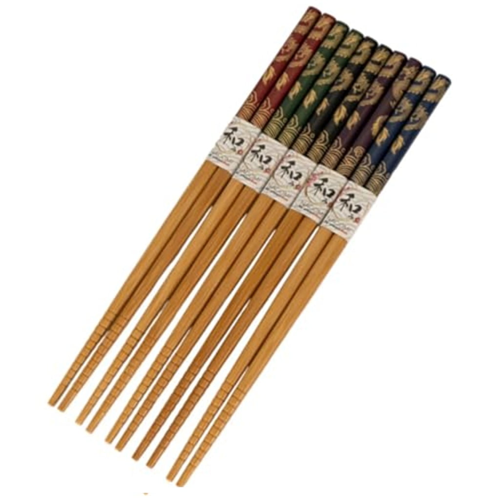 Urban Tokoyo CHS200 5 Piece Chopsticks 9 Inches Dragons - Walmart.com