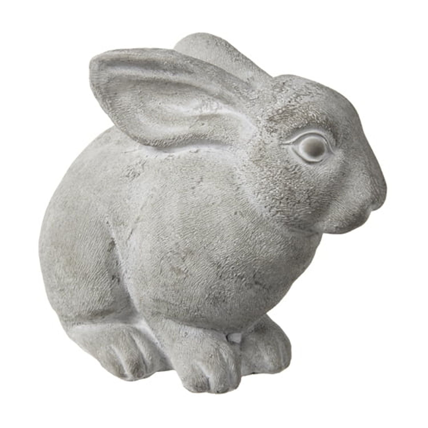 Cement Sitting Rabbit Concrete Finish-7.50"H - Walmart.com