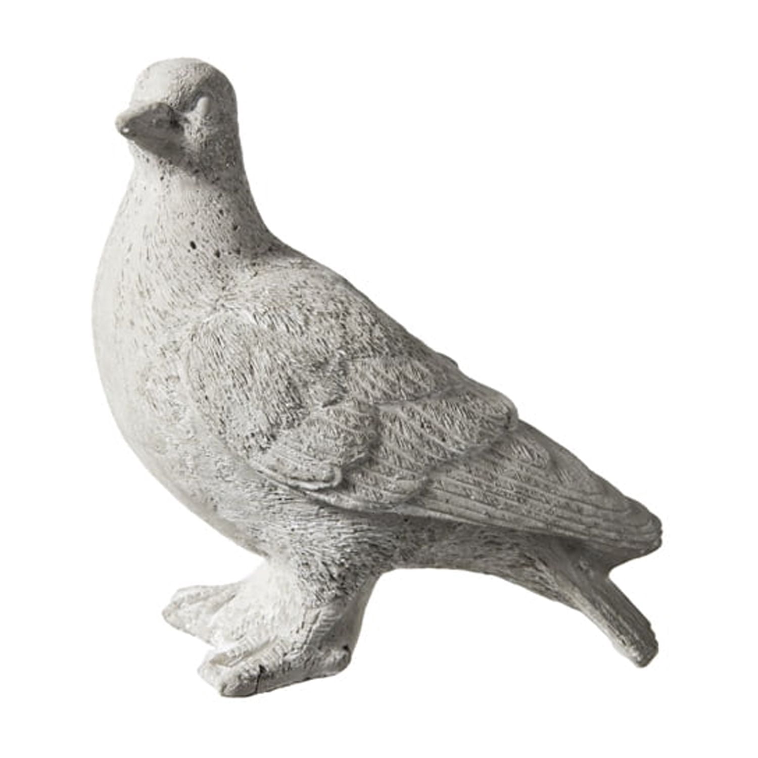 Cement Standing Pigeon Figurine Concrete Finish Gray-7.50"H - Walmart.com