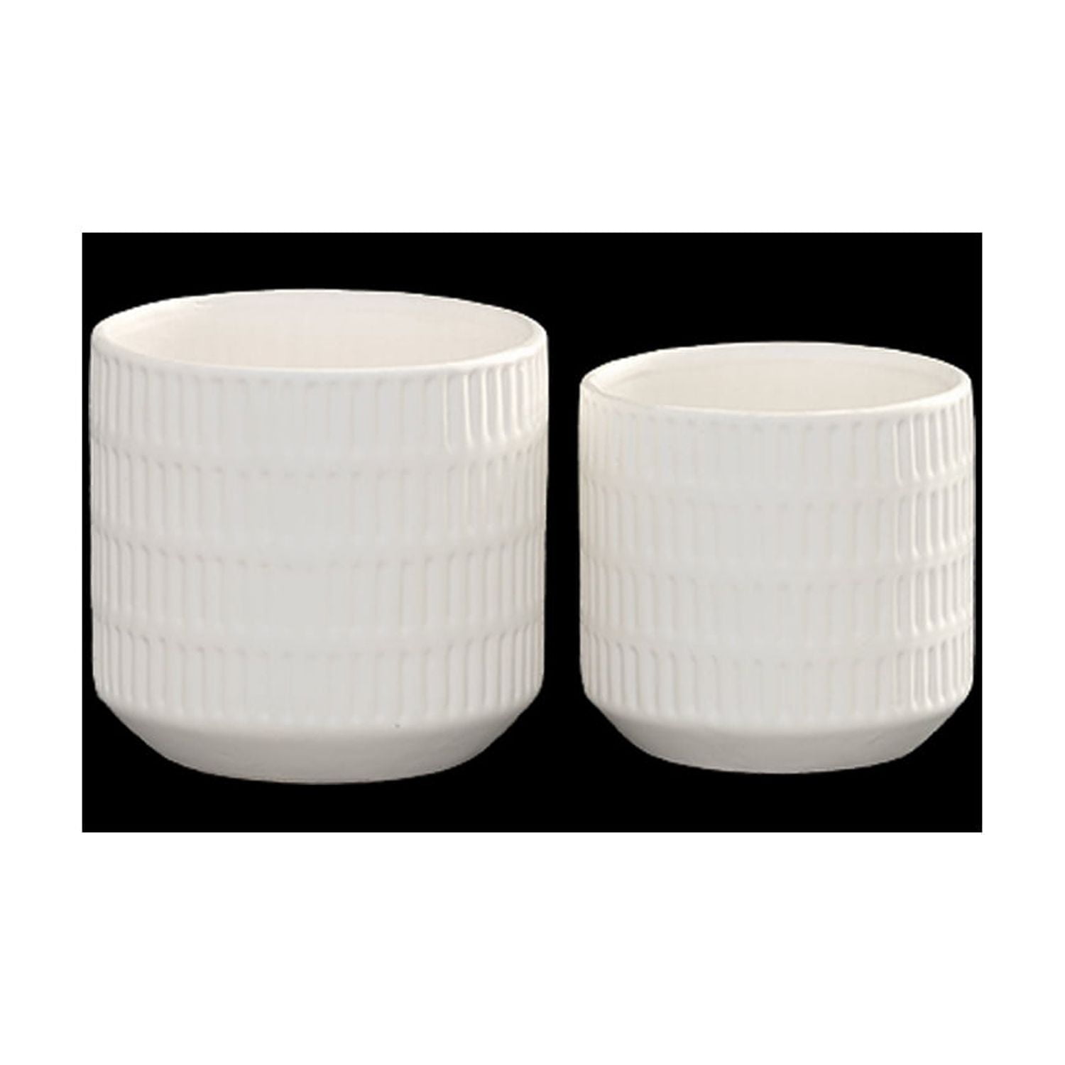 Urban Trends Ceramic Cylindrical Pot - Walmart.com