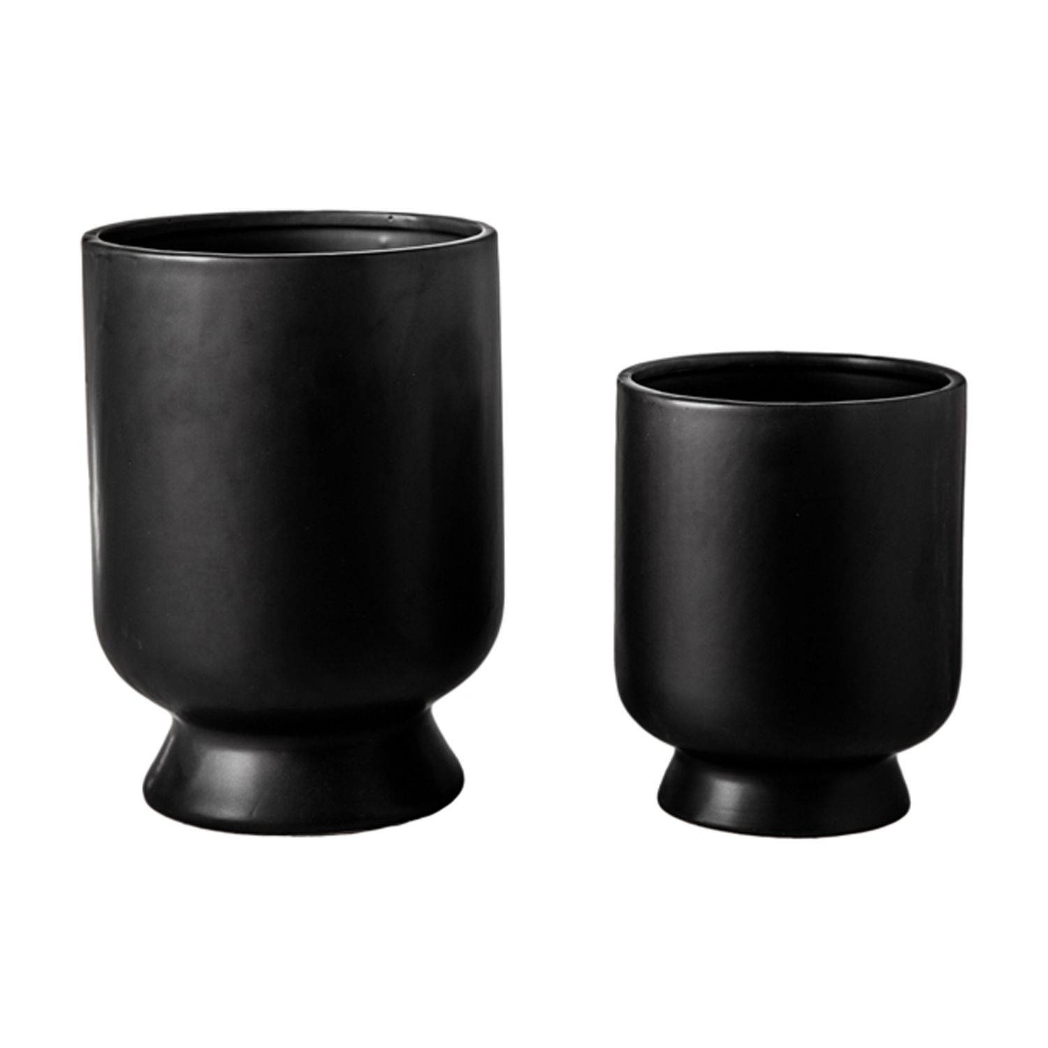 Ceramic Round Bellied Pot Matte Finish-9.00"H - Walmart.com