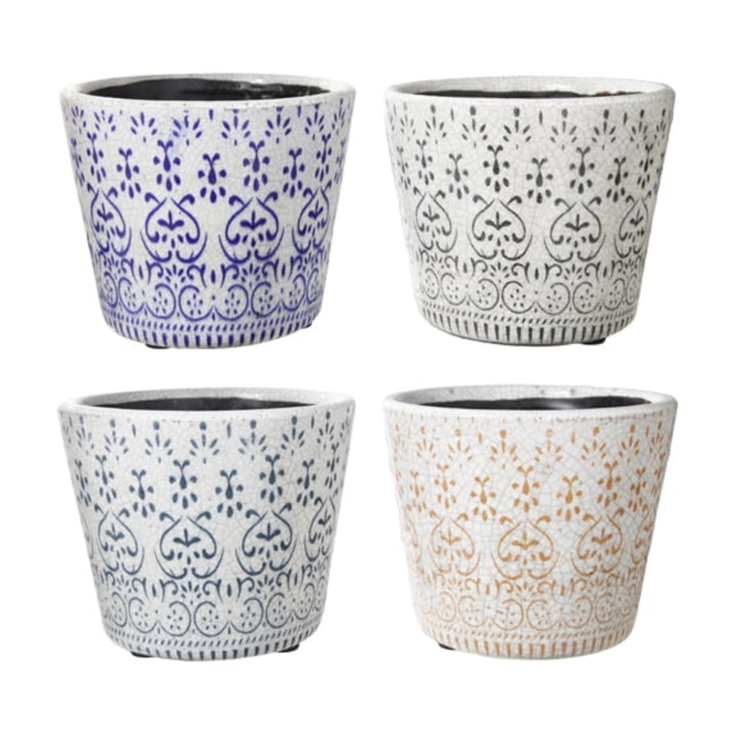 Urban Trends Ceramic Round Pot - Walmart.com