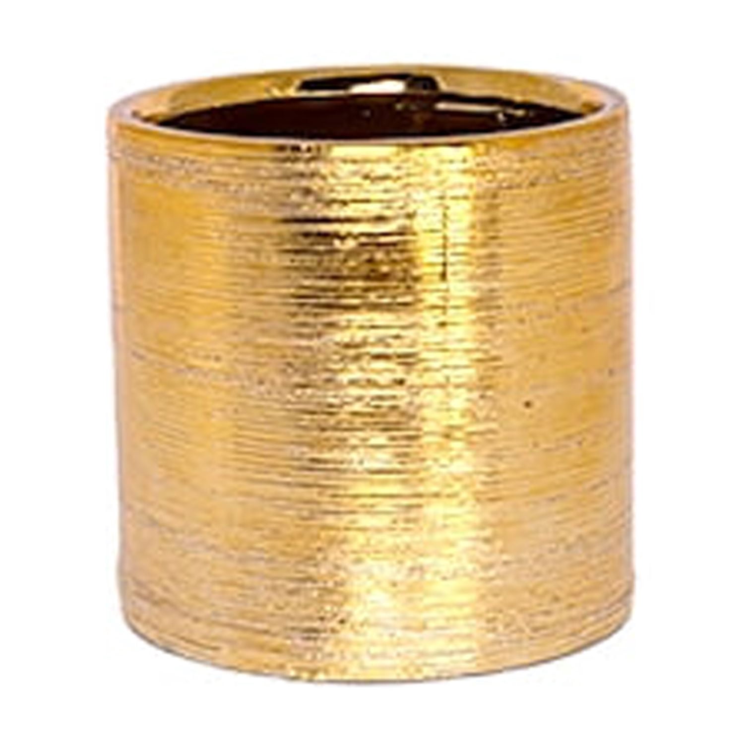 Gweyz Brushed Round Mini Vase in Gold - Walmart.com