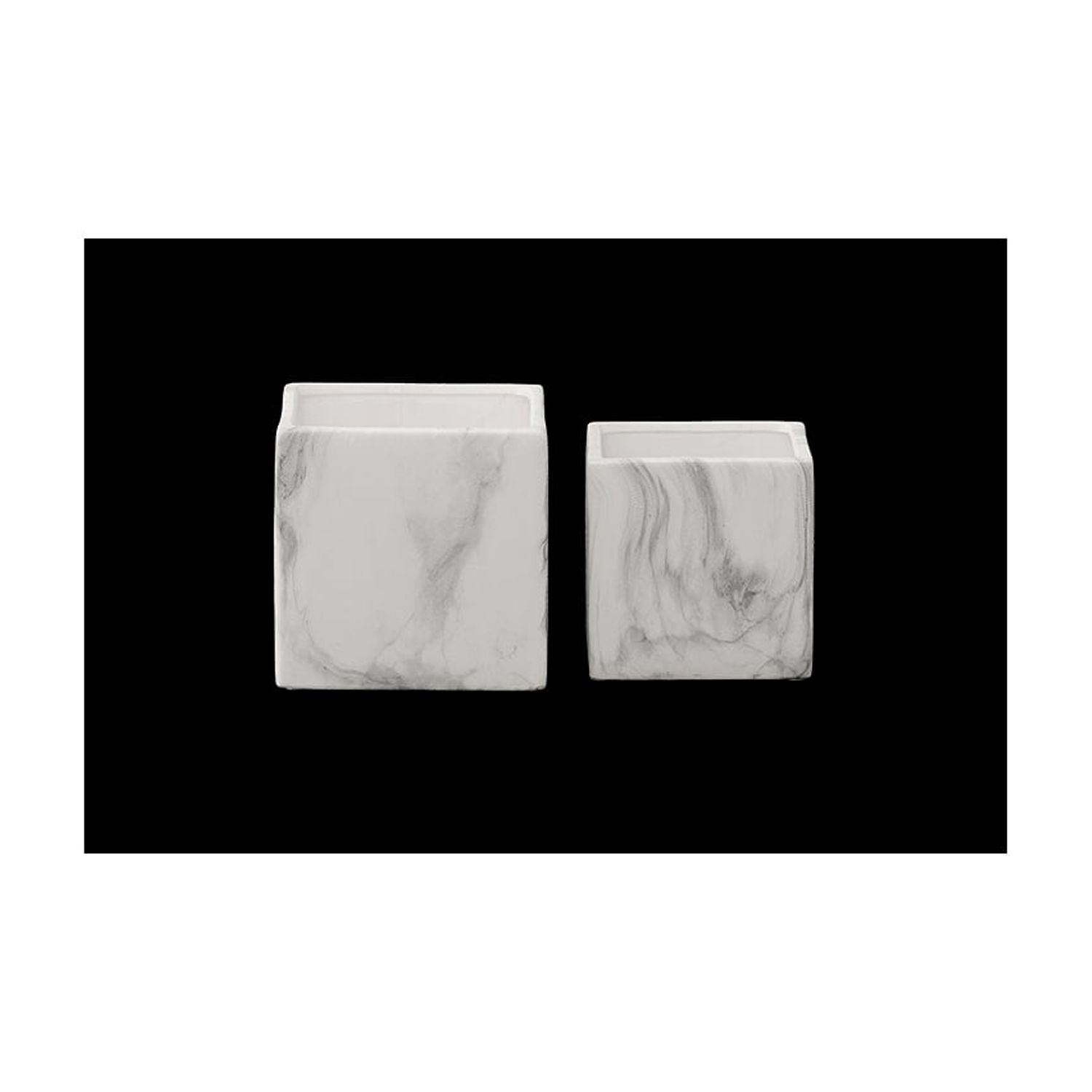 Urban Trends Ceramic Square Pot - Walmart.com