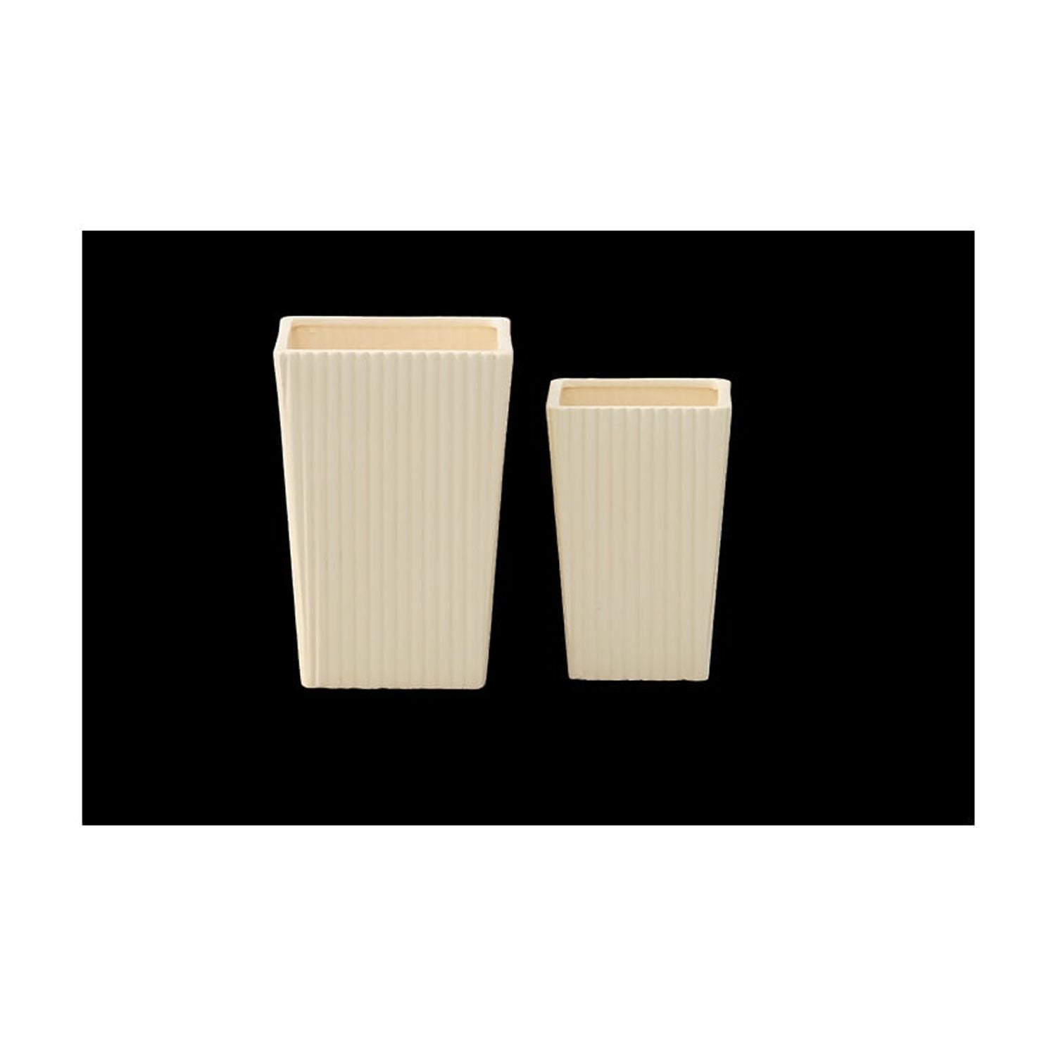 Urban Trends Ceramic Square Vase - Walmart.com