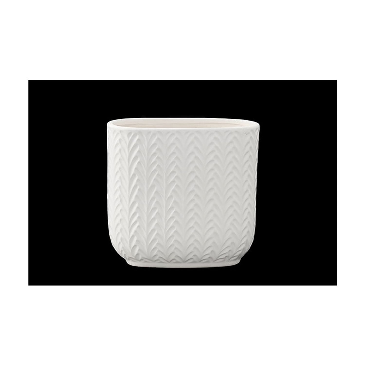 Quade Oval Ceramic Pot - Walmart.com