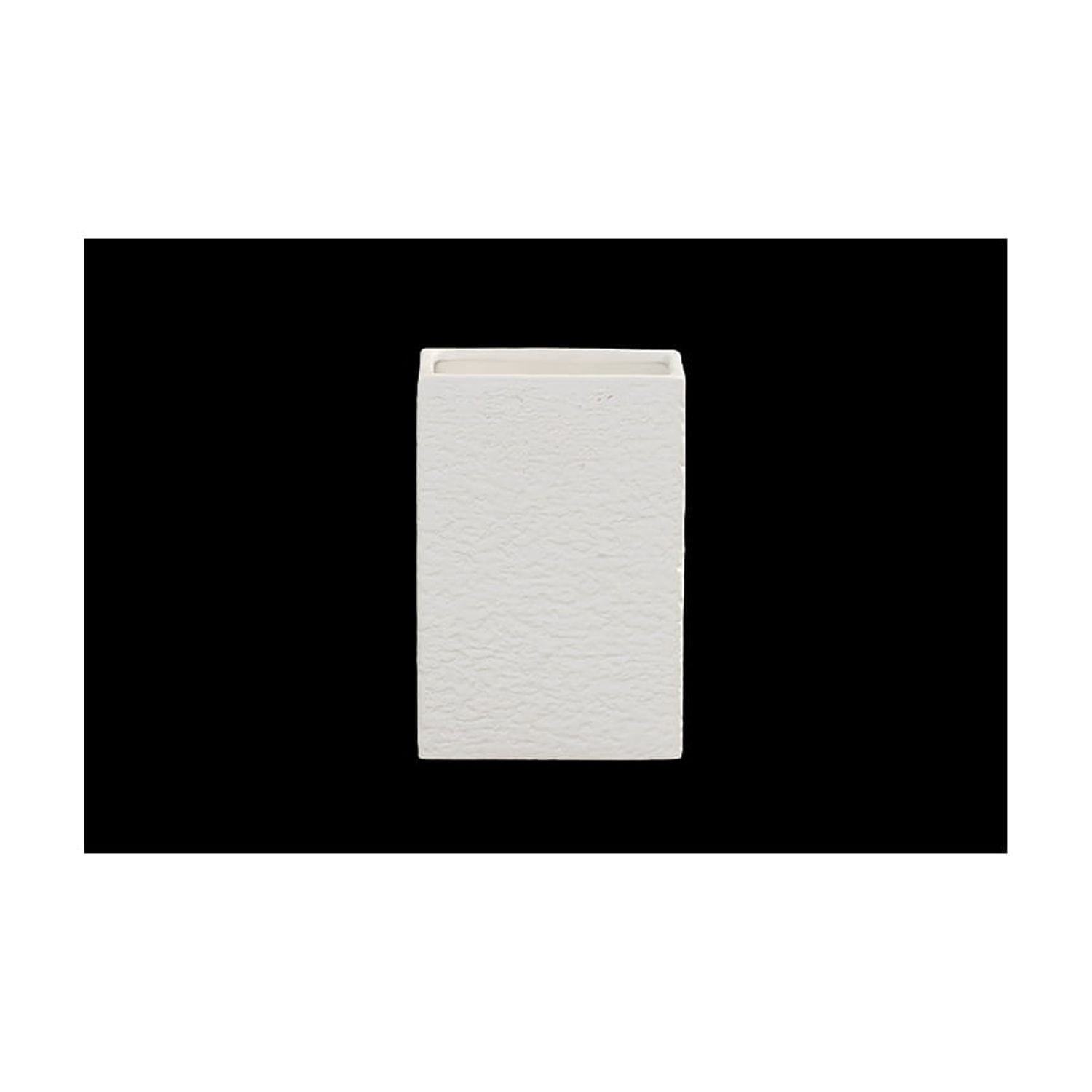 Urban Trends Collection 11036 Ceramic Rectangle Vase with Ridge Design ...