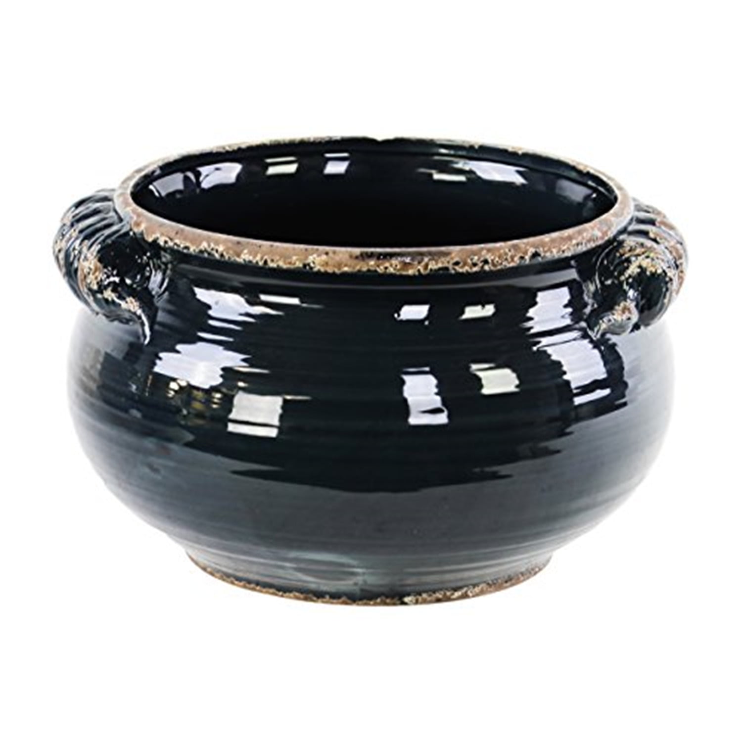 Urban Trends Collection 31807 Ceramic Wide Round Bellied Tuscan Pot ...