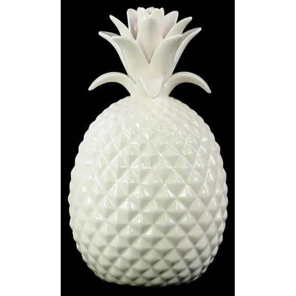 Large White Ceramic Pineapple