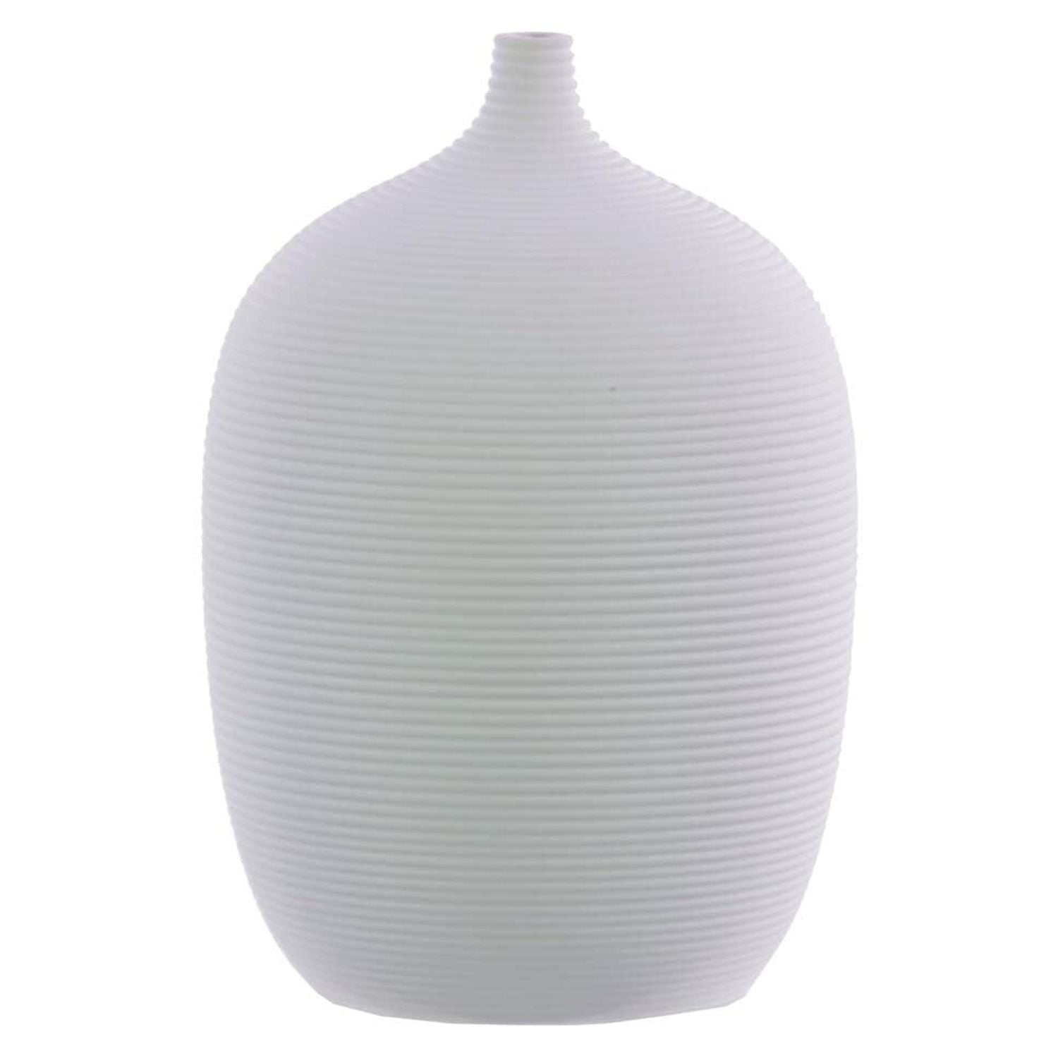 Urban Trends Collection Ceramic Bellied Round Vase with Narrow Mouth ...