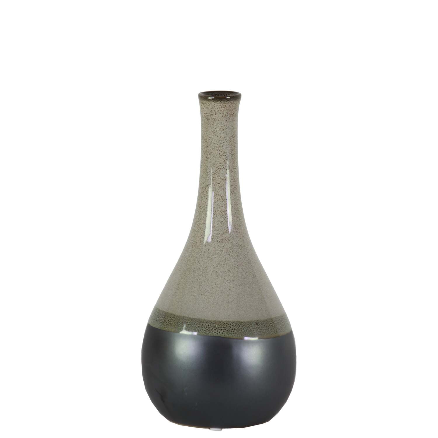 Urban Trends Collection Ceramic Bellied Round Vase with Small Mouth ...