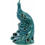 Urban Trends Collection: Ceramic Peacock Figurine, Gloss Finish ...