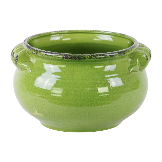 Urban Trends Collection: Ceramic Pot Gloss Distressed Finish - Walmart.com