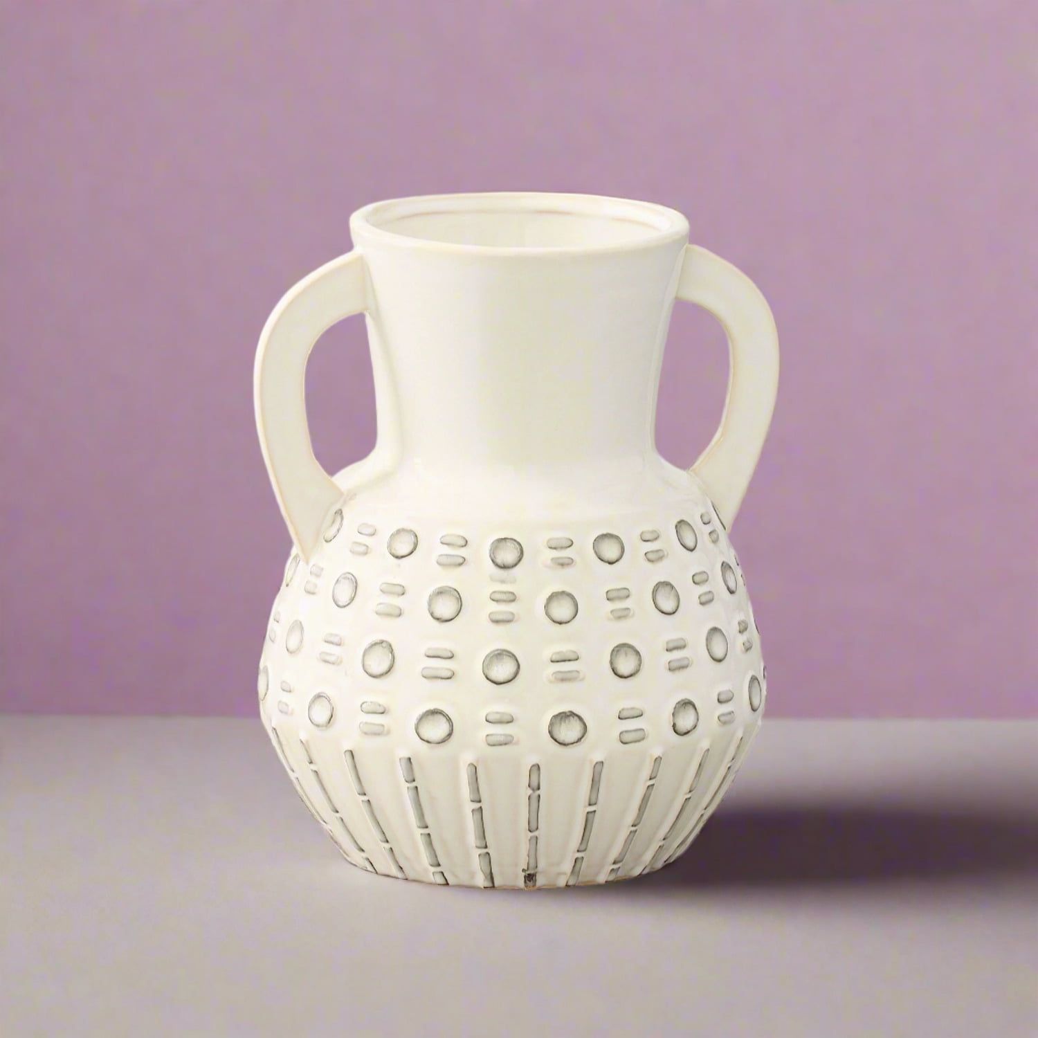 Lunara Ceramic Bellied Vase - Walmart.com