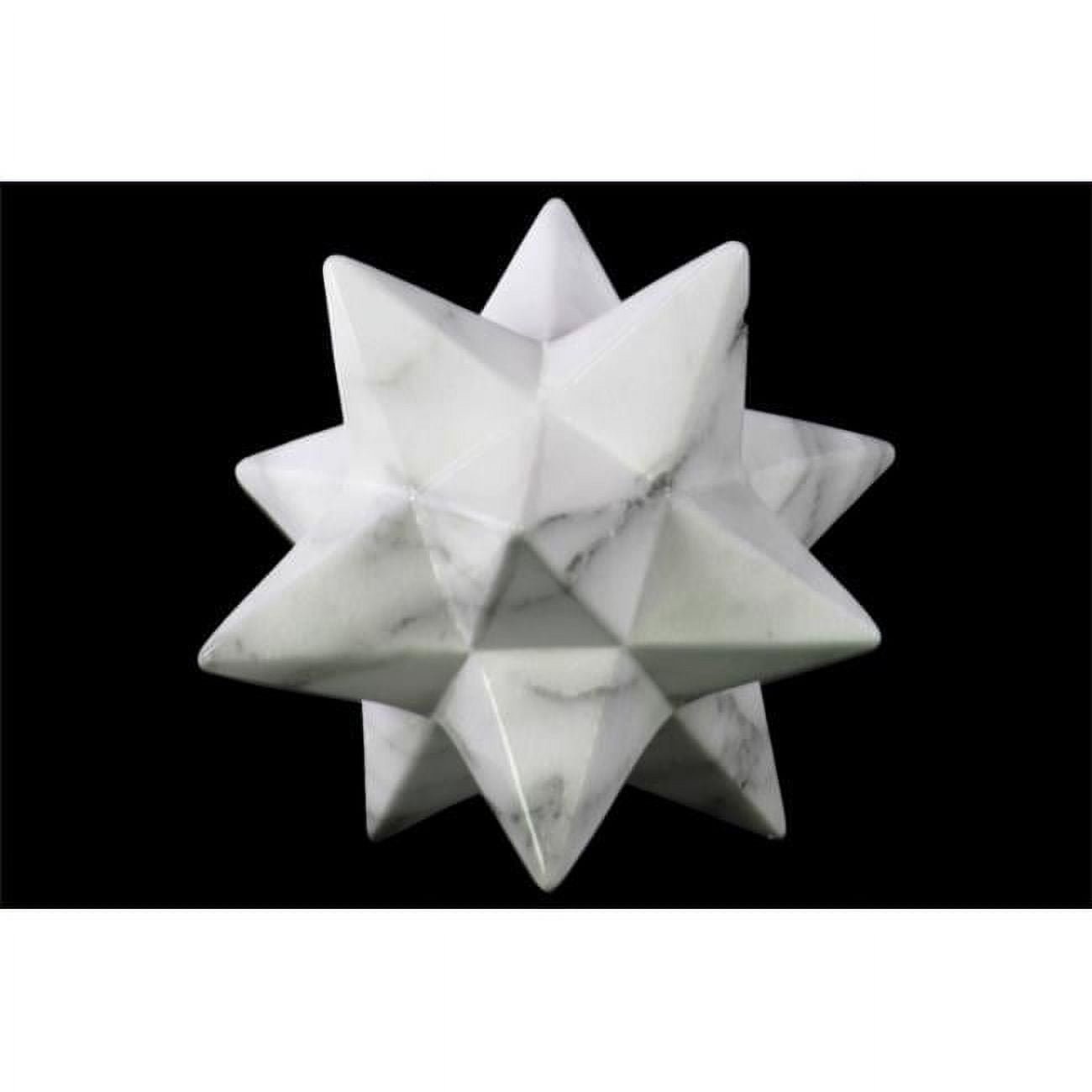 Ceramic Sculpture Gloss Finish White 6.5"H - Walmart.com