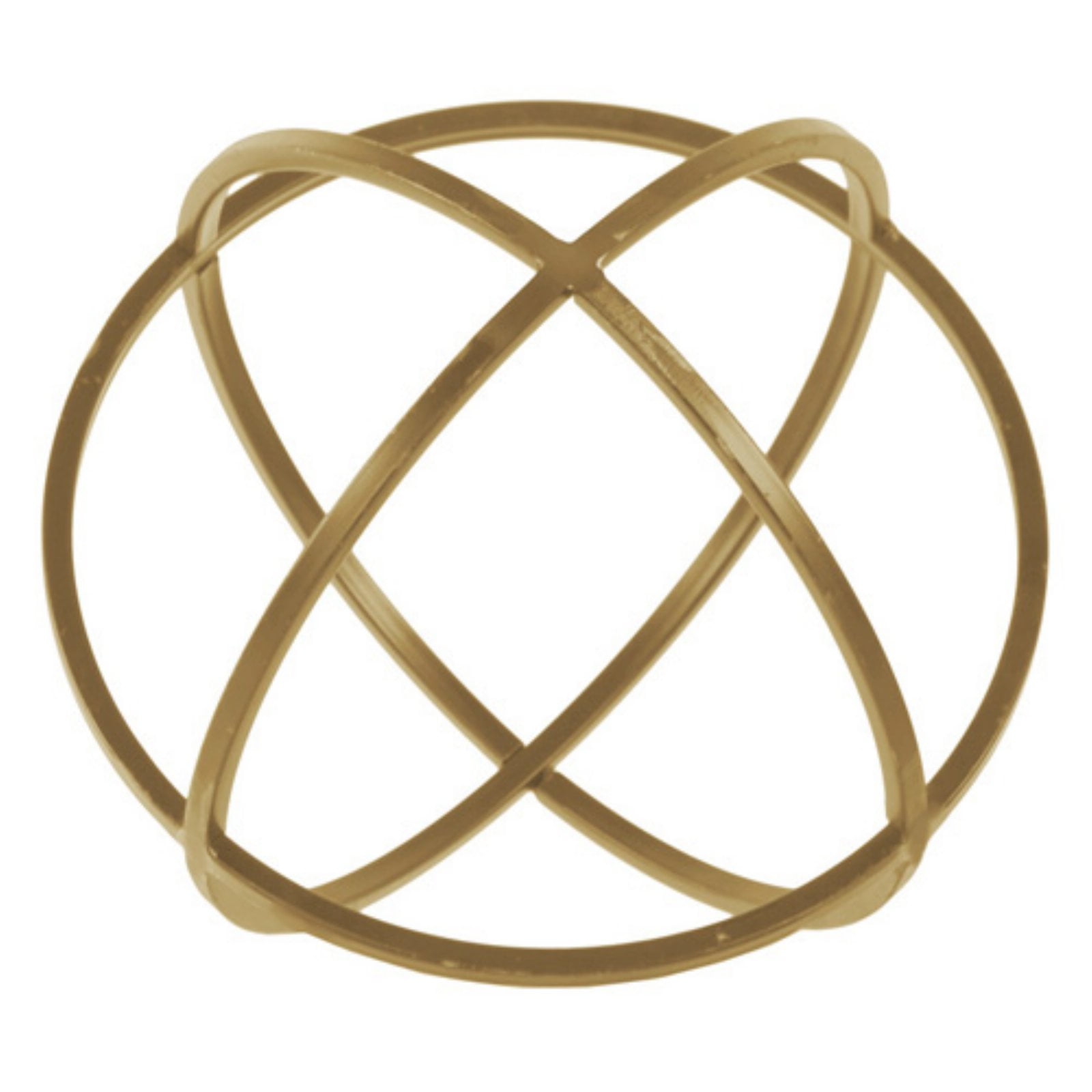 Urban Trends Collection Dyson Sphere Rush-finish Gold-tone Metal Small ...