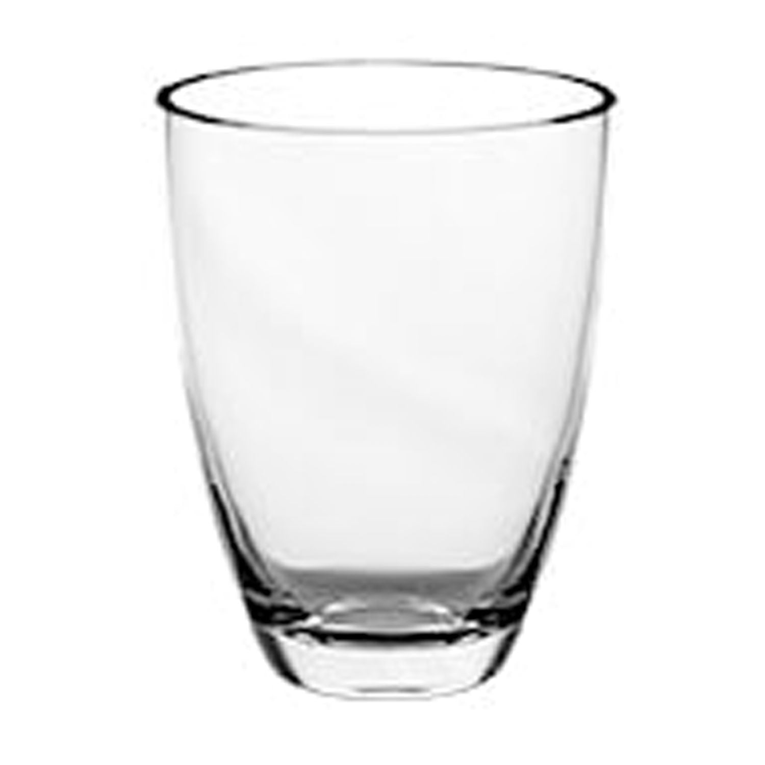 Prisma Clear Glass Cone Cup Vase - Walmart.com