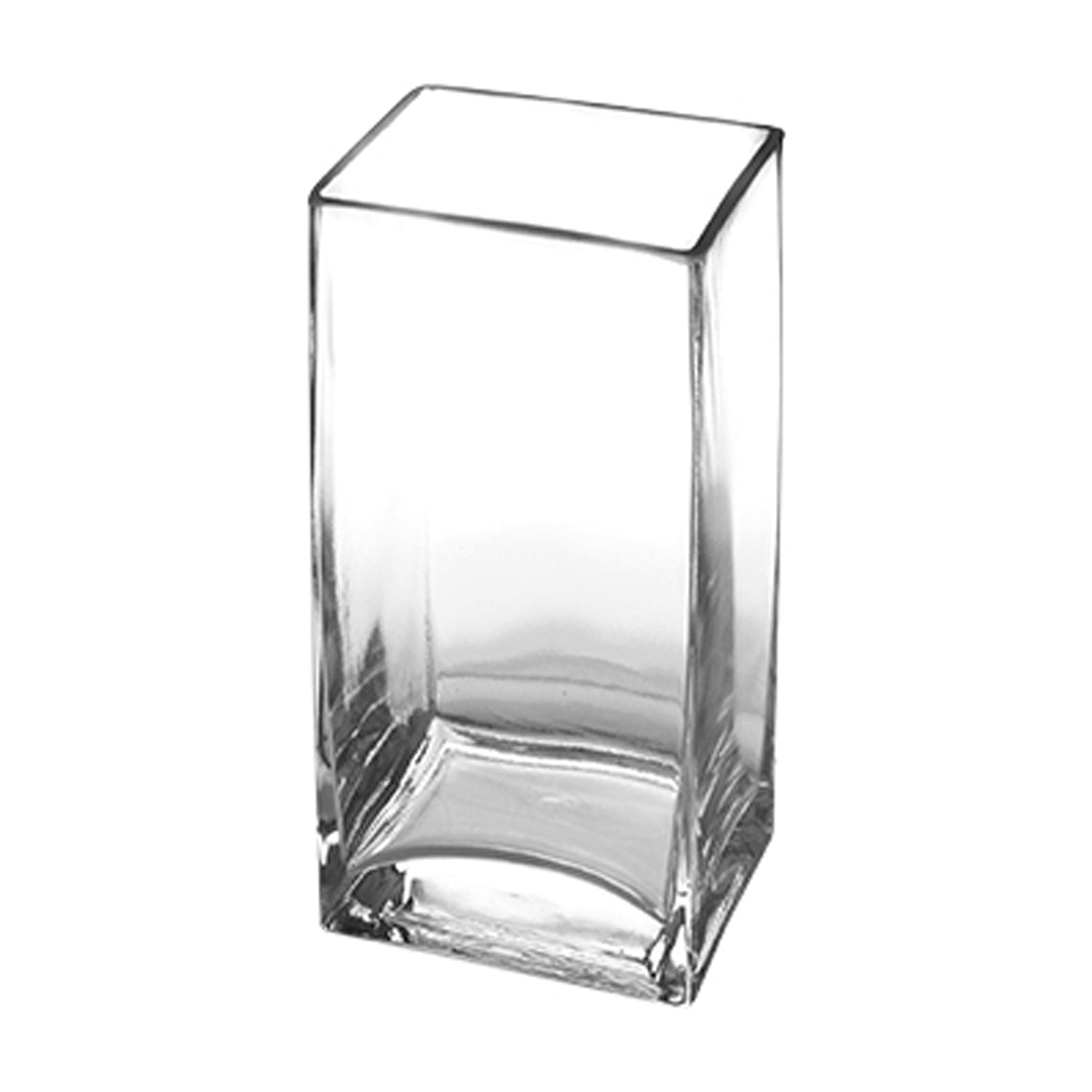 Glayze Clear Rectangle Glass Vase Collection - Walmart.com